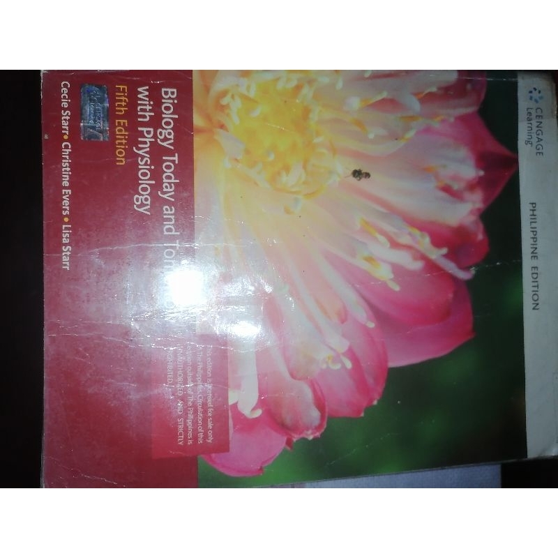 Biology Today and Tomorrow with Physiology ( 5th Edition) by Starr, Evers | Shopee Philippines