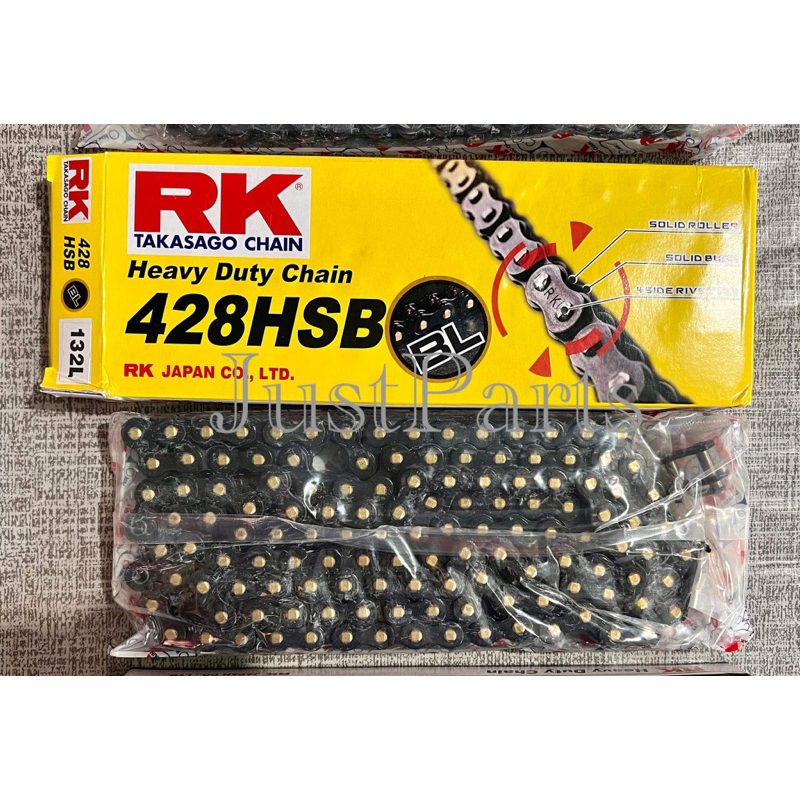 RK BLACK SCALE CHAIN SUPER HEAVY DUTY CHAIN 415HSB | 428HSB Made in ...