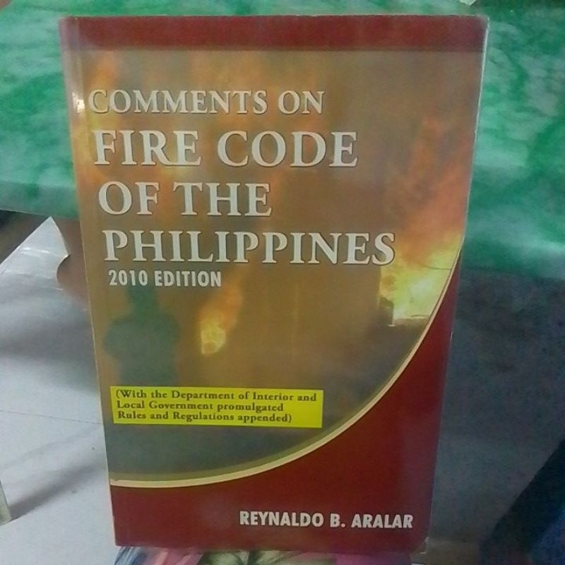 COMMENTS ON FIRE CODE OF THE PHILIPPINES | Shopee Philippines