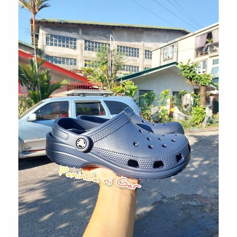 Original Crocs Classic Clog - Navy | Shopee Philippines