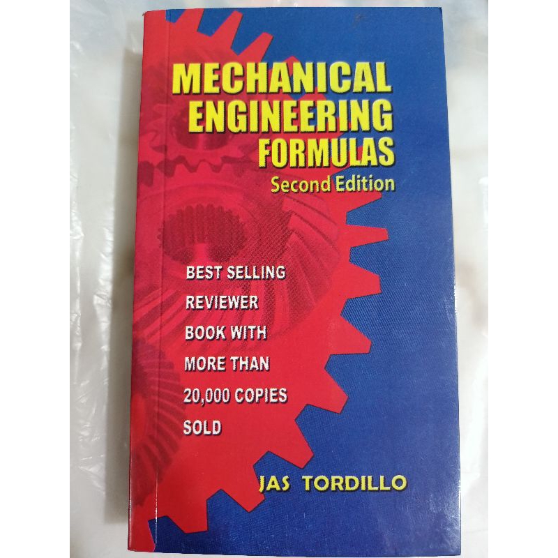 Mechanical Engineering Formulas second edition By Jas Tordillo | Shopee ...