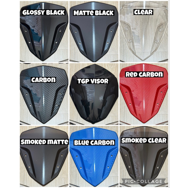 VISOR FOR SIDE MIRROR BRACKET AEROX / MIO / CLICK / BEAT / SNIPER ...