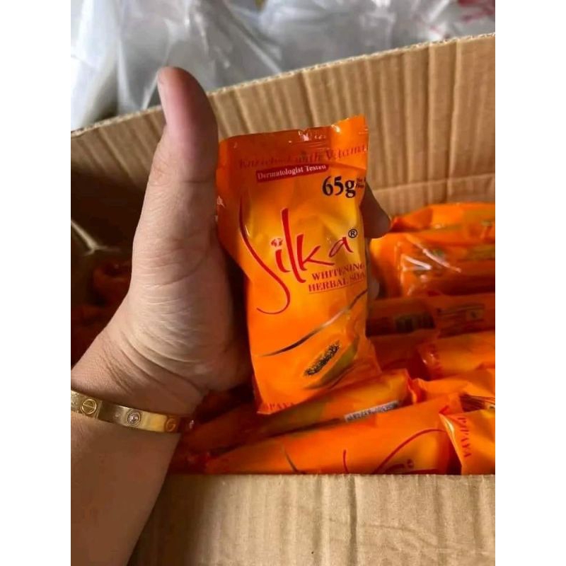 Silka Papaya Whitening Soap 65g (6pcs) | Shopee Philippines