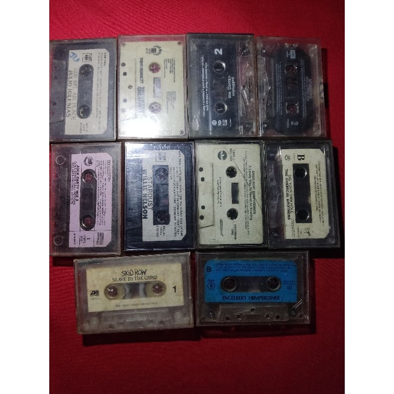 Vintage Cassette Tapes NO INLAY set C | Shopee Philippines