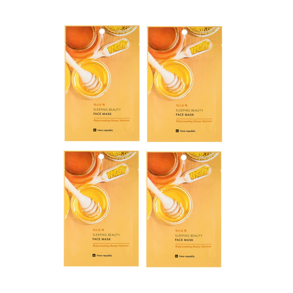 Face Republic Sleeping Beauty Face Mask Rejuvenating Honey Nutrient 23g ...