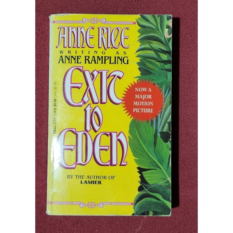 Exit To Eden - Anne Rice (Anne Rampling) Preloved MMPB | Shopee Philippines