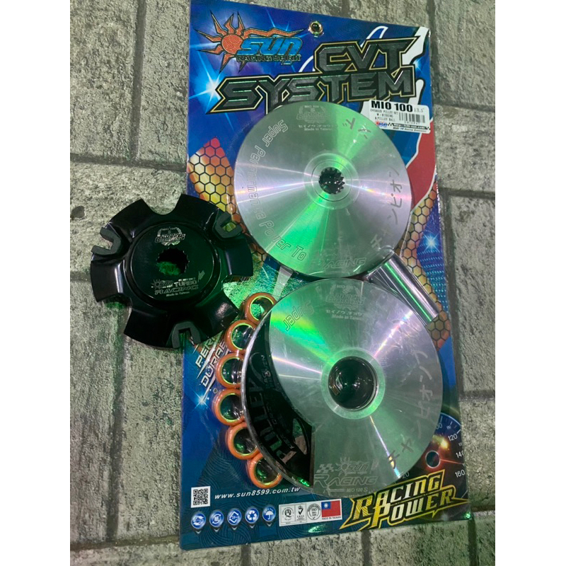 Pulley with drive face over size mio sporty Sun racing | Shopee Philippines