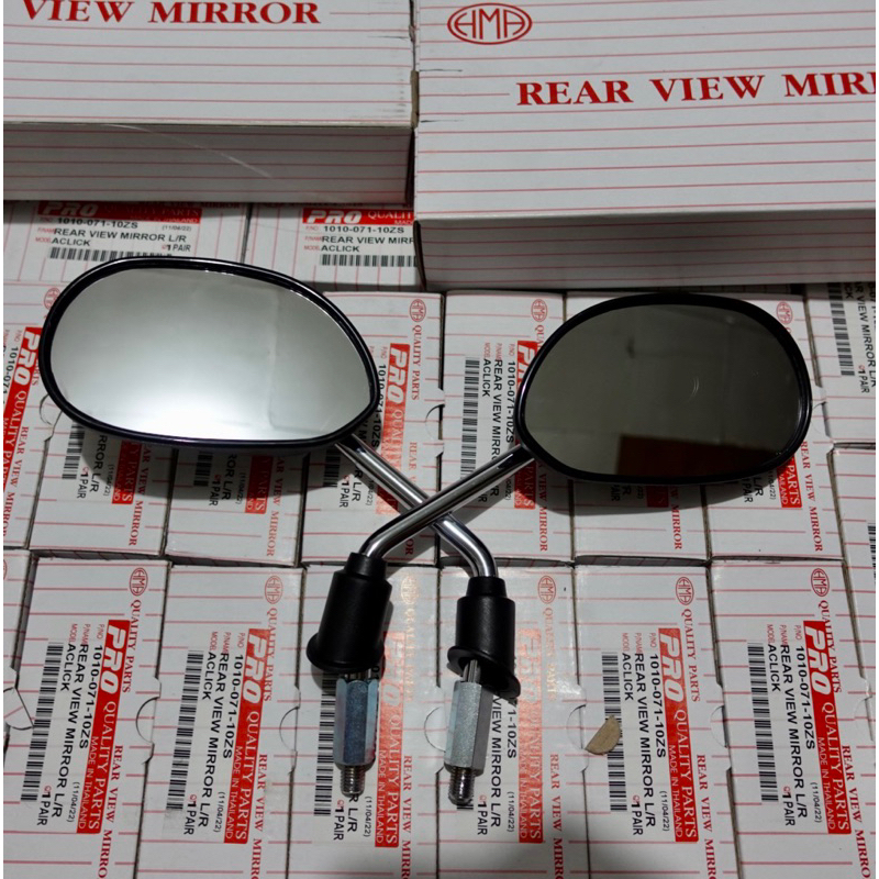 HMA side mirror chrome stem for HONDA/YAMAHA | Shopee Philippines