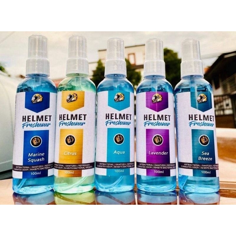 Helmet Freshener + Antibac and Disinfectant Deodorizer - 100ml | Shopee ...