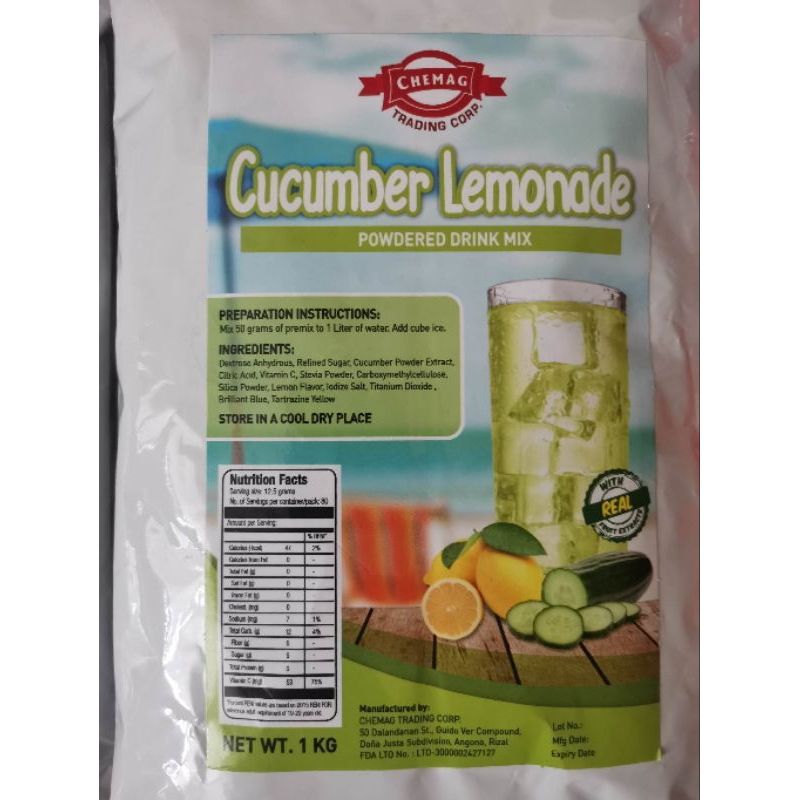 Chemag Iced Tea 1Kilo ( Black Gulaman | Blue Lemonade | Cucumber ...