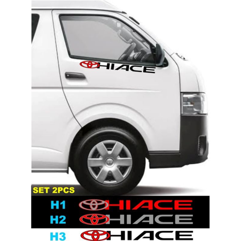 Hiace Grandia Commuter Sticker Design for Door | Shopee Philippines