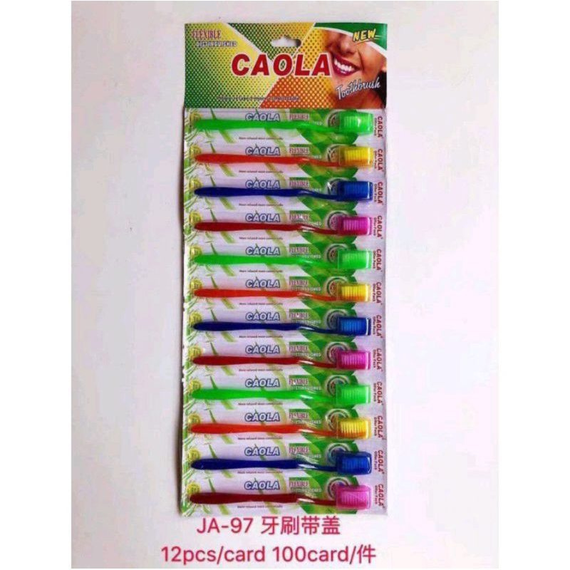 Caola Toothbrush (12pcs pet pack) | Shopee Philippines