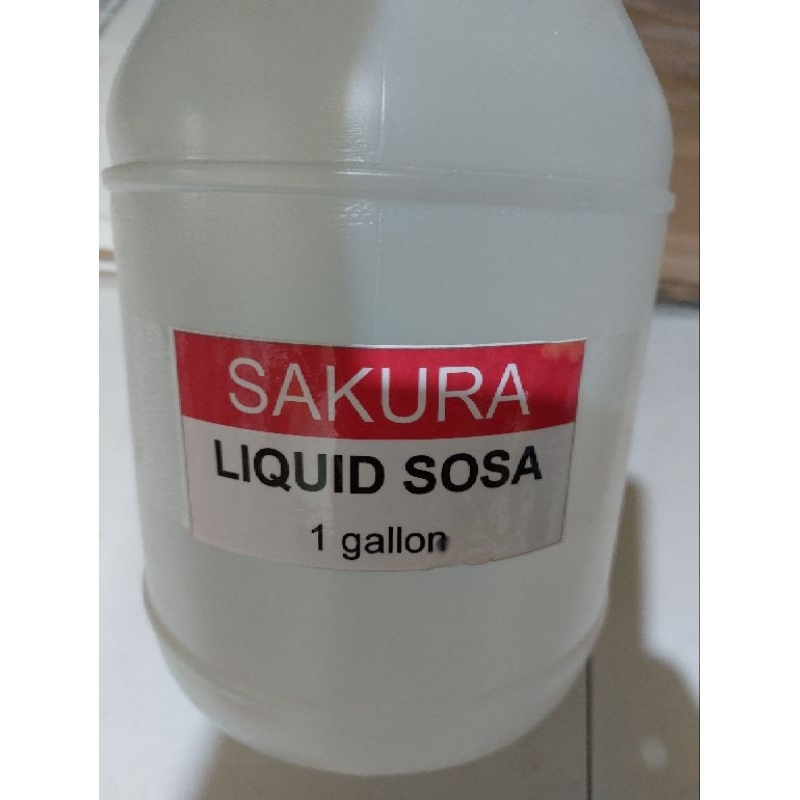 Generic Liquid Sosa 1 Gallon (Clears Clogged Sinks / Pang Alis Bara ...