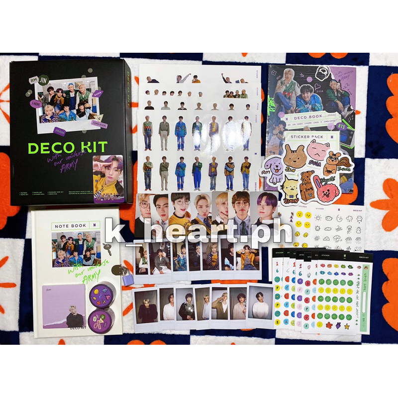 [ON HAND] BTS DECO KIT (JIN, TAEHYUNG And JUNGKOOK RPC COMPLETE ...