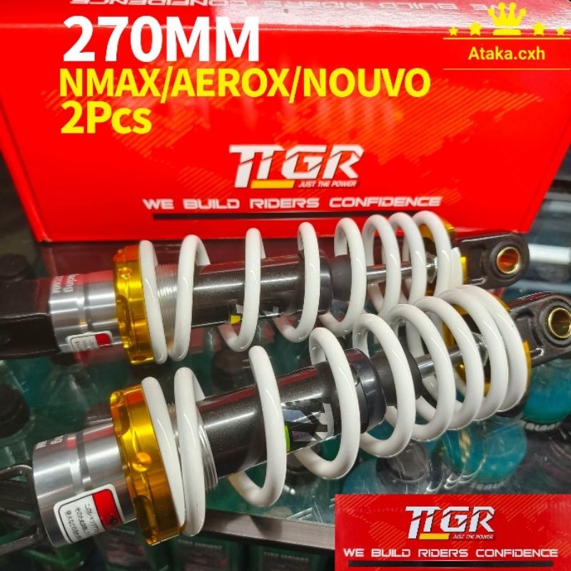 TTGR REAR SHOCK 270MM 2pcs For NMAX(V2) AEROX NOUVO | Shopee Philippines