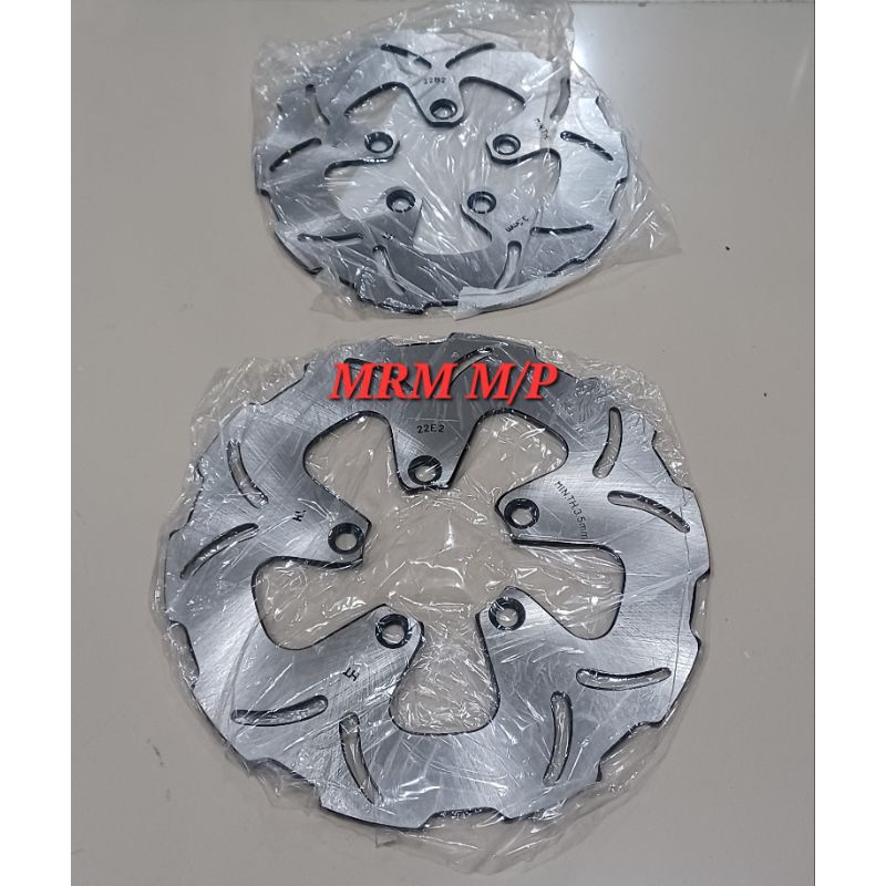 RUSI GAMM 200 / SSX 200 / MOJO 200 FRONT AND REAR DISC PLATE (Set ...