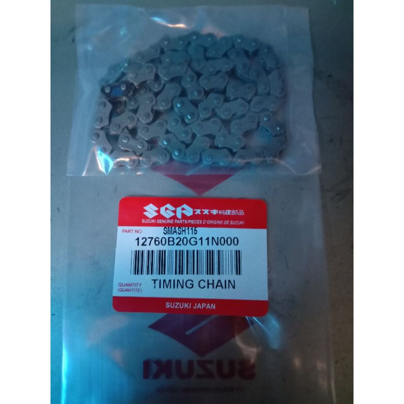 Suzuki genuine timing chain for( Suzuki smash115/GD110)2*3*92 | Shopee ...