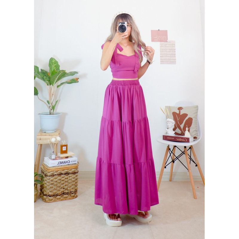 sophia coords plain pre size for women mall quality | Shopee Philippines