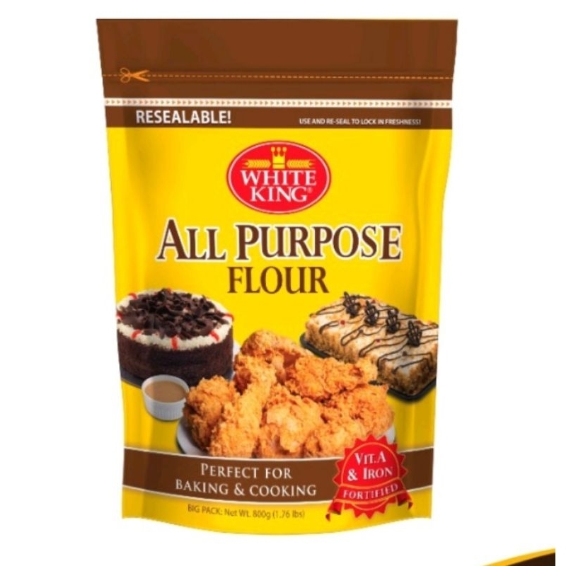 White King All Purpose Flour 400g or 800g (price per pack) | Shopee ...