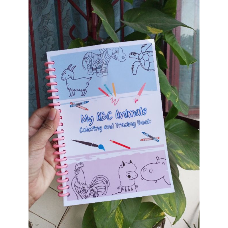 My ABC Animal Coloring and Tracing Book | Shopee Philippines