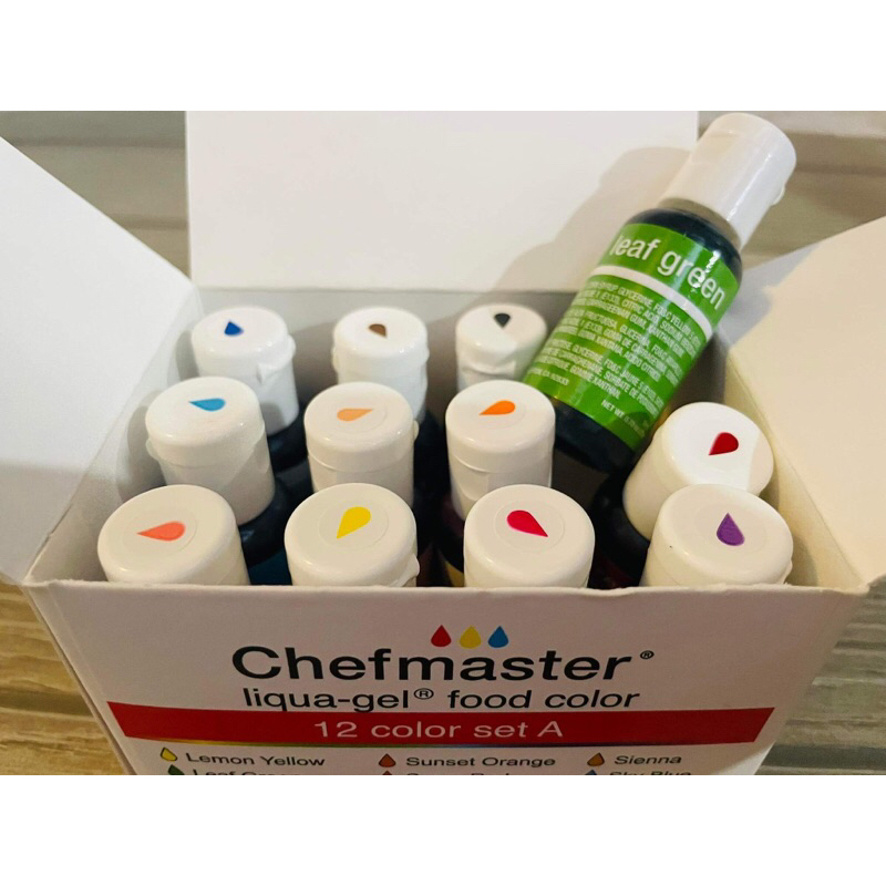 CHEFMASTER LIGUA-GEL FOOD COLOR (SET A) | Shopee Philippines