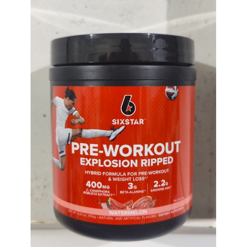 Six star pro pre workout explosion ripped preworkout by muscletech gym ...