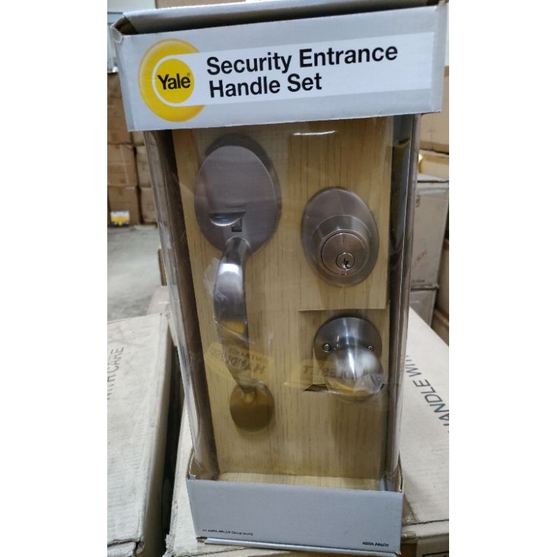 Yale Main Entrance Handle Lockset One Side Handle, NV/CA5057Stainless ...