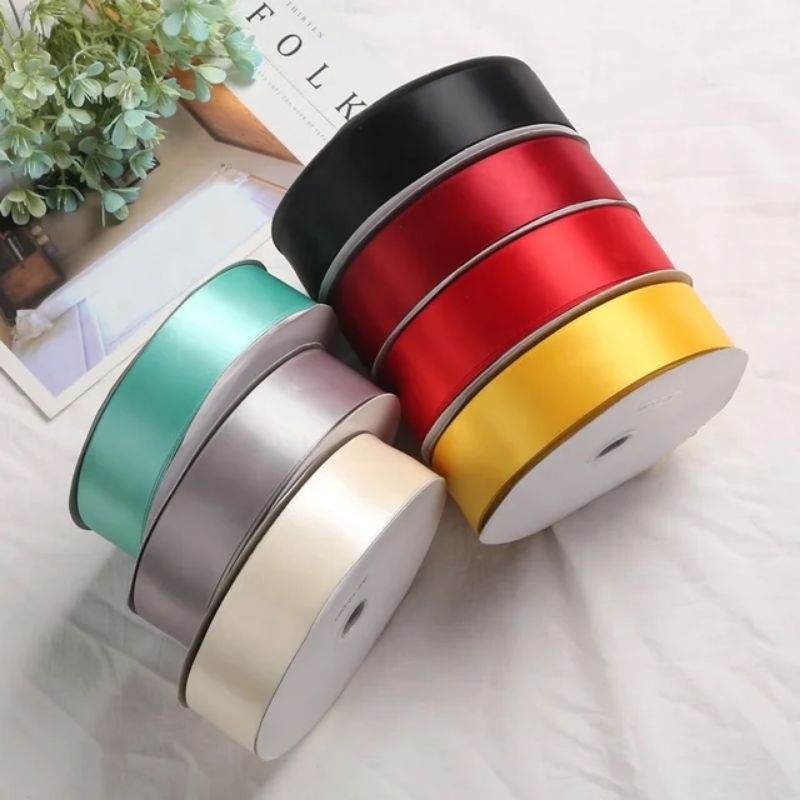 Satin Ribbon 4cm & 5cm (5yards) | Shopee Philippines