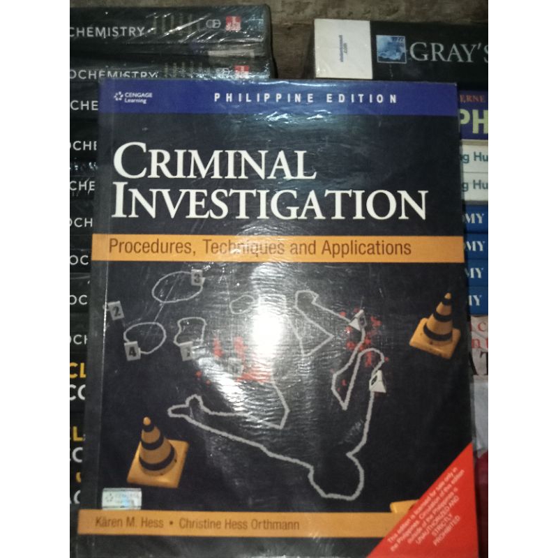 Criminal Investigation Procedures Techniques And Applications Philippine Edition Shopee