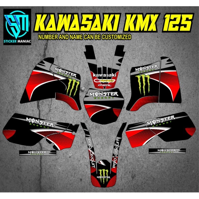 kawasaki kmx 125 full body decals | Shopee Philippines