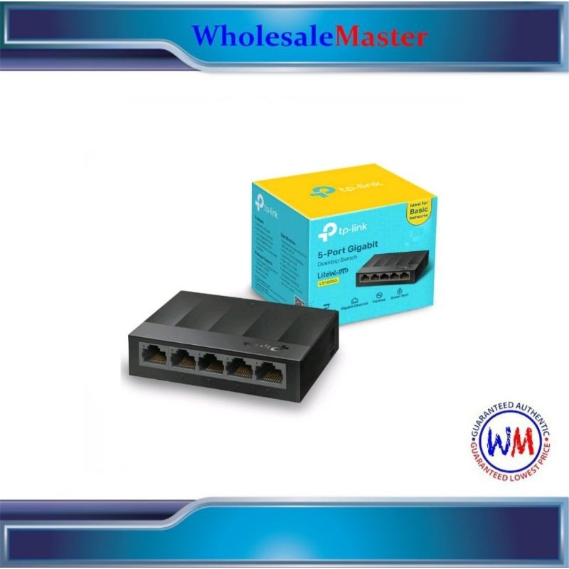 TP-Link Ls1005G 5-Port 10/100/1000Mbps Desktop Switch | Shopee Philippines