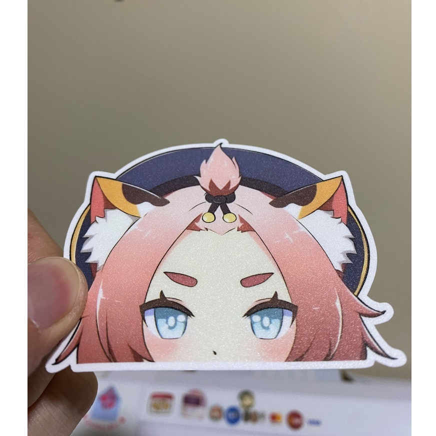 Genshin Impact - Game Peeker Sticker Set For Laptops, Watter Bottles ...