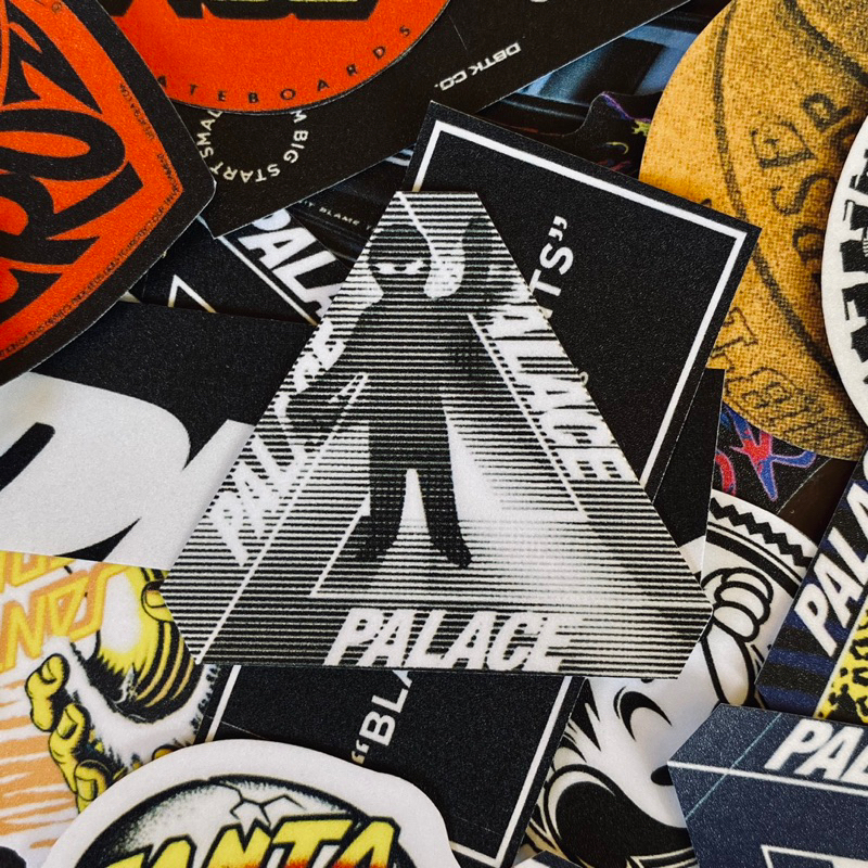 20PCS ASSORTED STICKERS SANTA CRUZ, PALACE, DBTK | Shopee Philippines