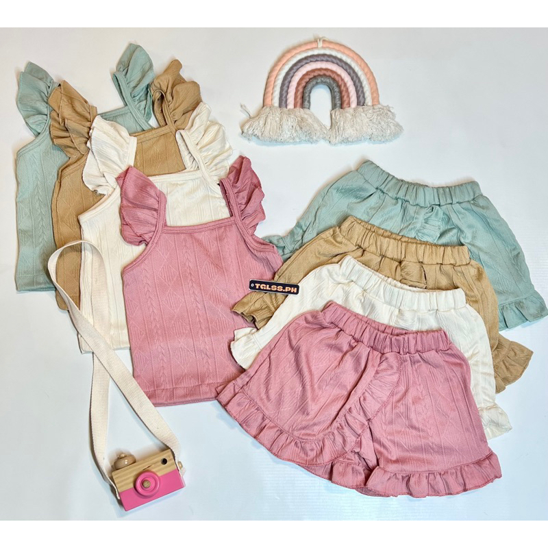 Tagless.ph HERSHEY KIDS 0175 (Summer Plain|Printed Ruffled Sando Top ...