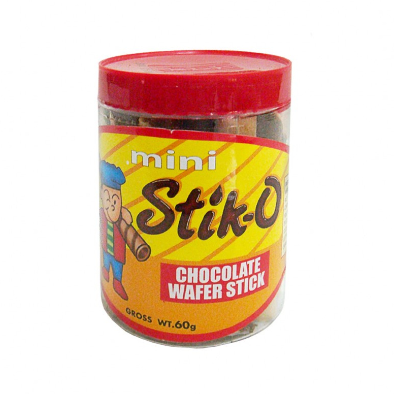 Stik-o Mini Wafer Sticks Chocolate 60g | Shopee Philippines
