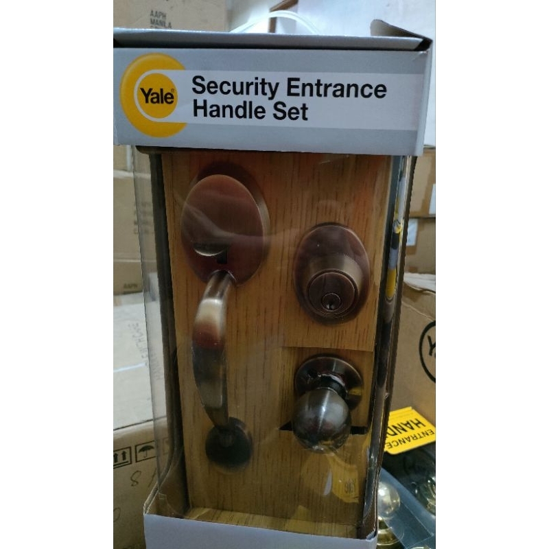 Yale Main Entrance Handle Lockset One Side Handle, NV/CA5057Stainless ...