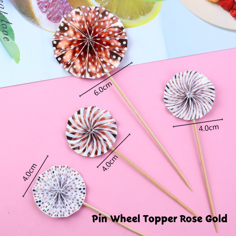 pinwheel fan topper cake decoration topper | Shopee Philippines