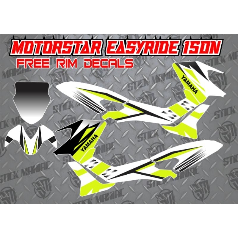 Motorstar Easyride 150n full body decals | Shopee Philippines
