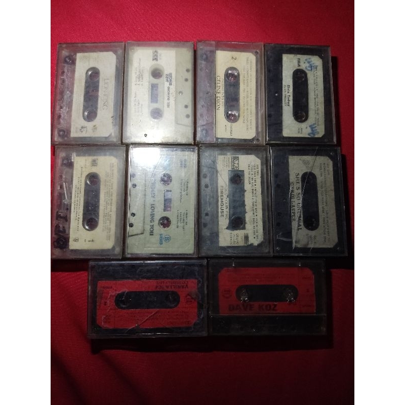 Vintage Cassette Tapes NO INLAY set B | Shopee Philippines