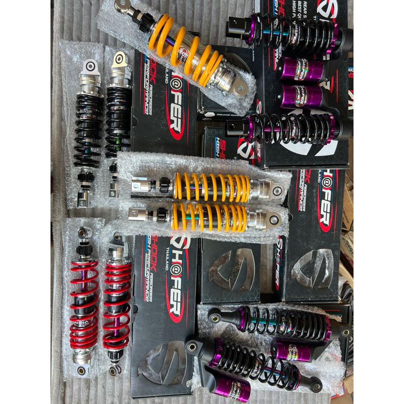shafer shocks (titanium) fully adjustable for Nmax, Aerox, PCX ...