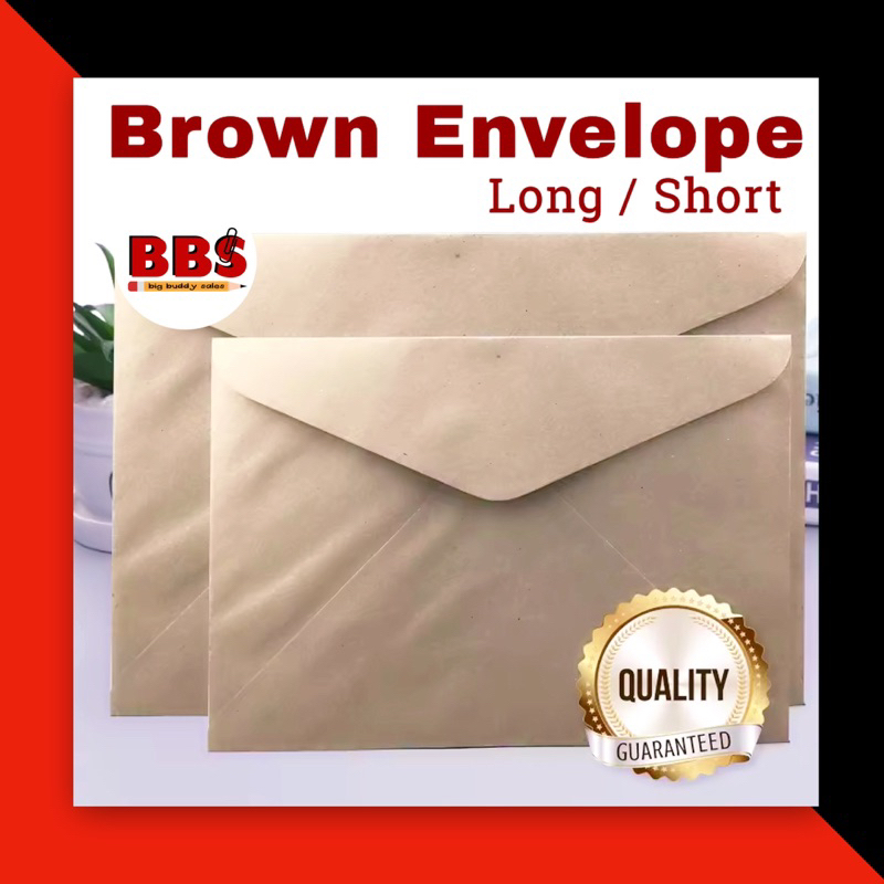 Brown Envelope short 9”X12”, long 10”X15” 10 pieces and 15 pieces ...
