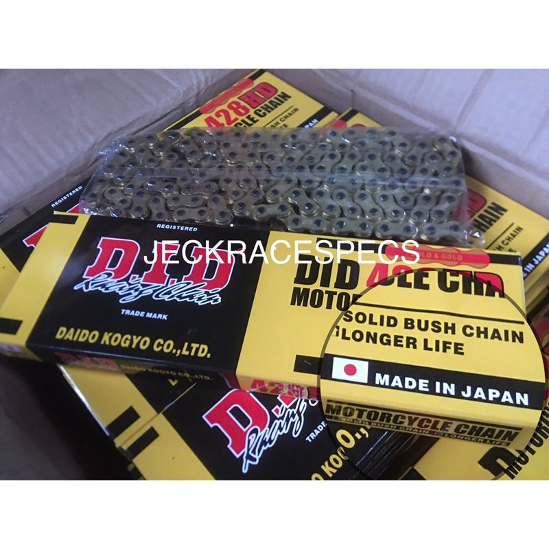 DiD Gold Chain MADE IN JAPAN 428HD | Shopee Philippines