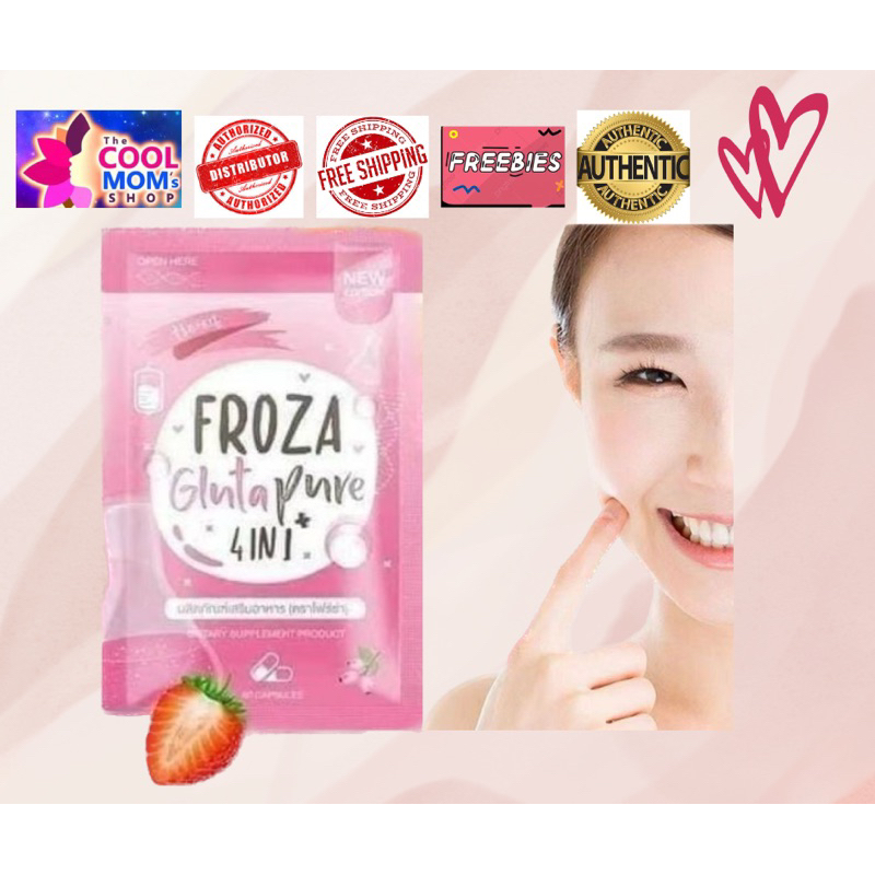 Froza Gluta Pure 4 in 1 60 capsules Original from Thailand | Shopee ...