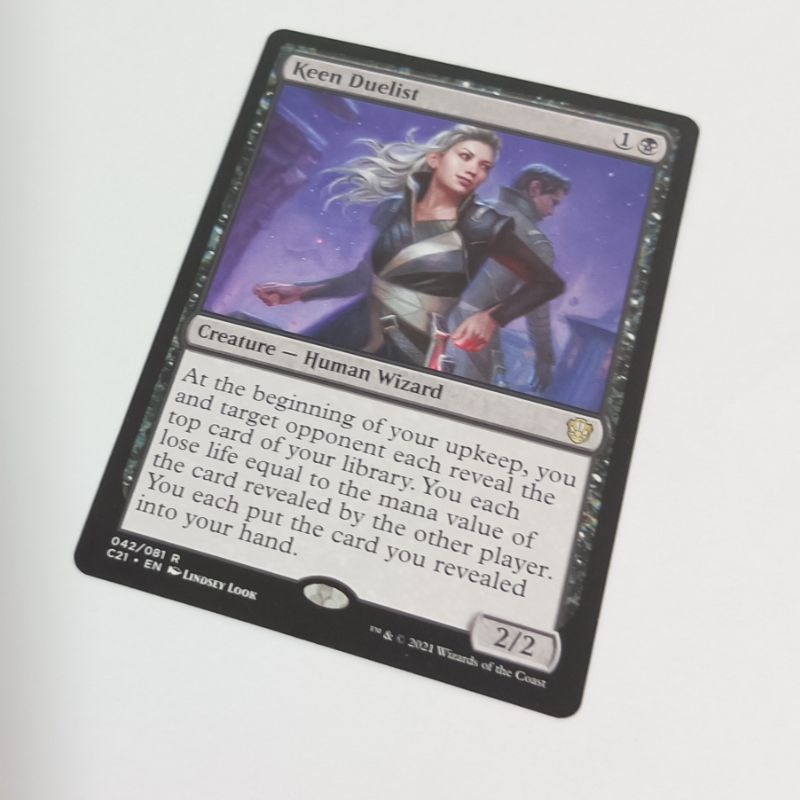 MTG Card KEEN DUELIST Magic the Gathering Trading Card Game Black ...
