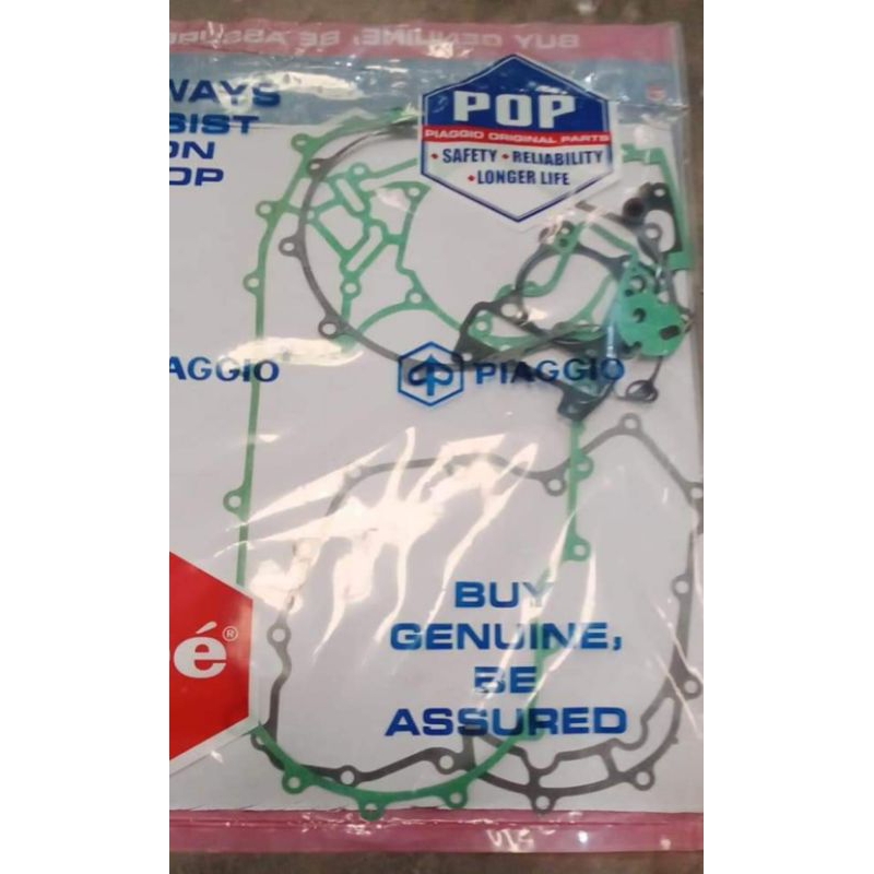 Piaggio Engine Gasket Set BS/ 3/4. Step 2 / Overhauling Gasket ( separate order po)(200cc ...