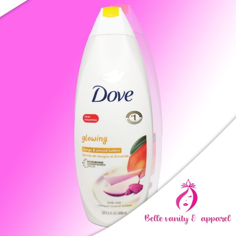 Dove Glowing Mango & Almond Butter Body Wash (650ml) | Shopee Philippines