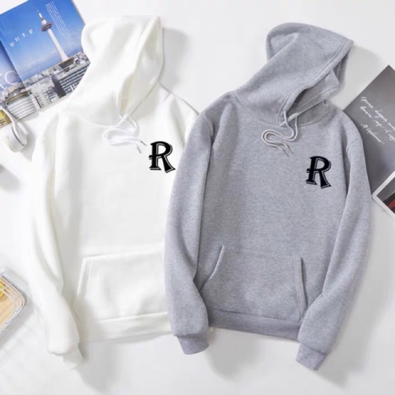 Letter R hoodie jacket unisex goodquality | Shopee Philippines