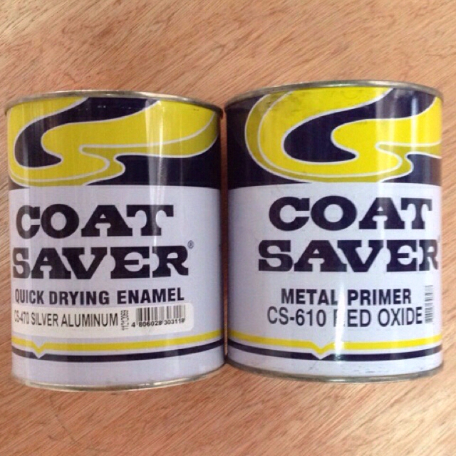 coat saver Metal primer cs610 red oxide cs470 silver aluminum 1L ...