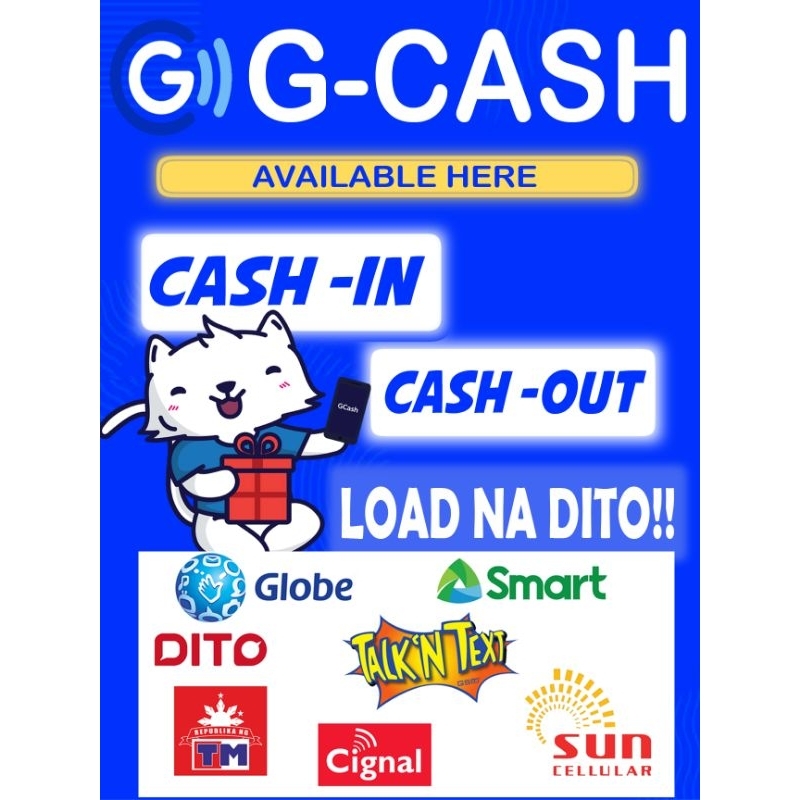 Gcash Portrait Tarpaulin | Shopee Philippines