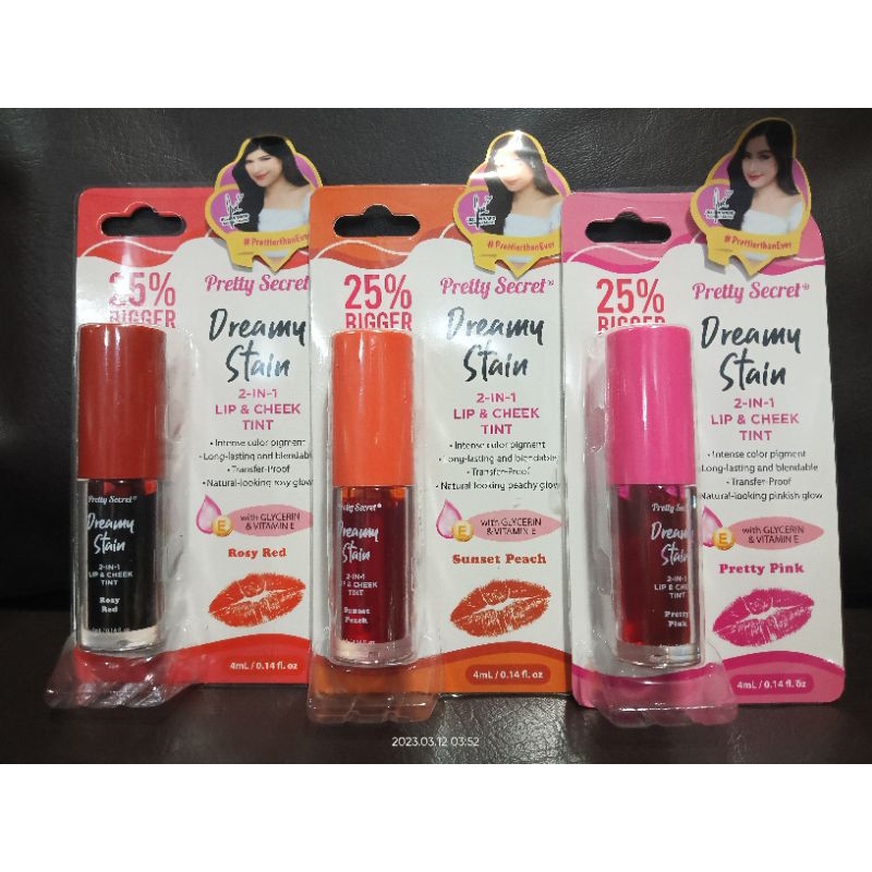 PRETTY SECRET LIPTINT & PAINT SET | Shopee Philippines